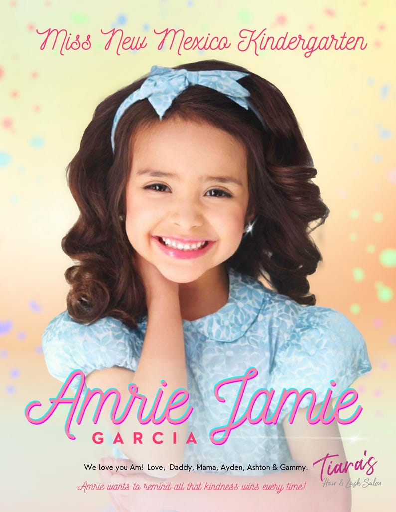 Pageant Ads and Farewell Page *digital Only* - Etsy