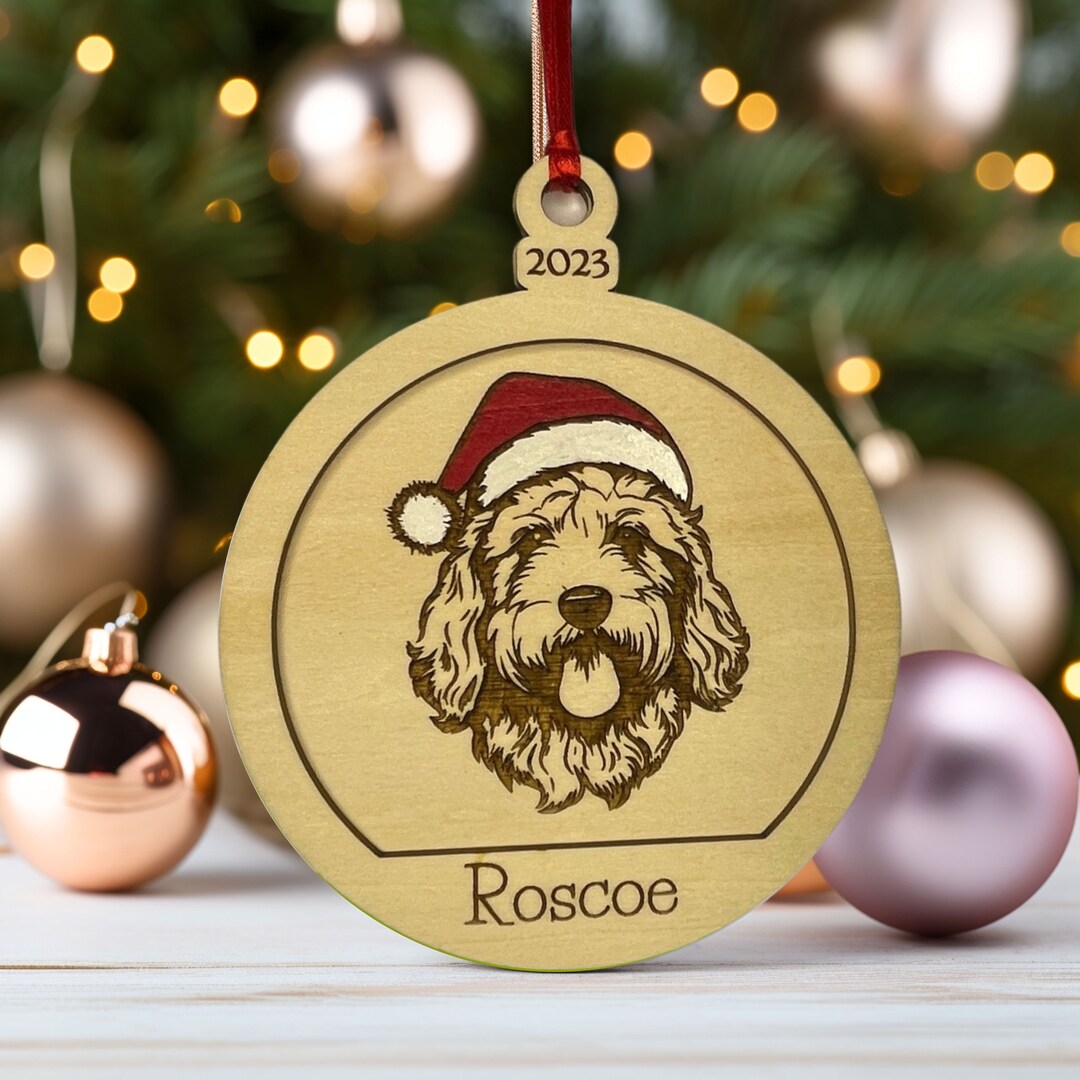 Goldendoodle Christmas Ornament: Custom Dog Memorial Gift for Dog ...