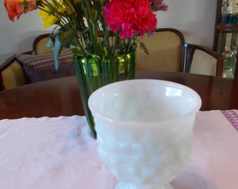 White Compote Vase | Etsy