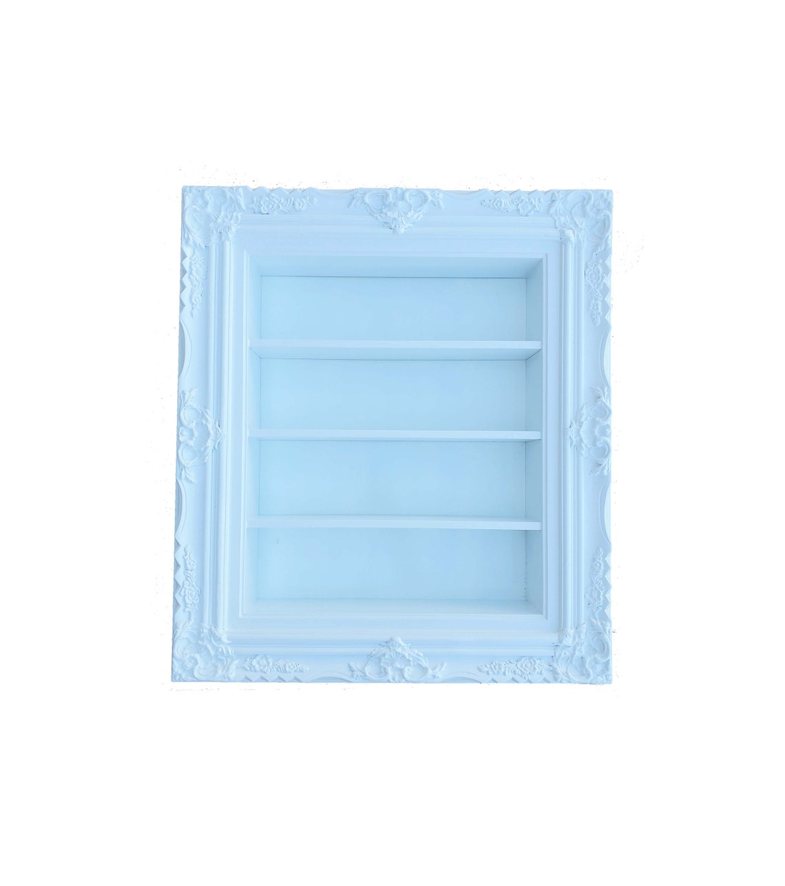 20x24 Ornate Wall Frame Display With Shelves Spice Rack - Etsy