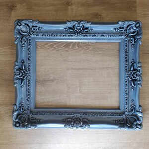 16x20 Vintage Blue Picture Frame, Antique Ornate Wall Cottage Chic ...