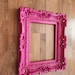 12x16 Ornate Hot Pink Picture Frame, Decorative Baroque Wall Photo ...