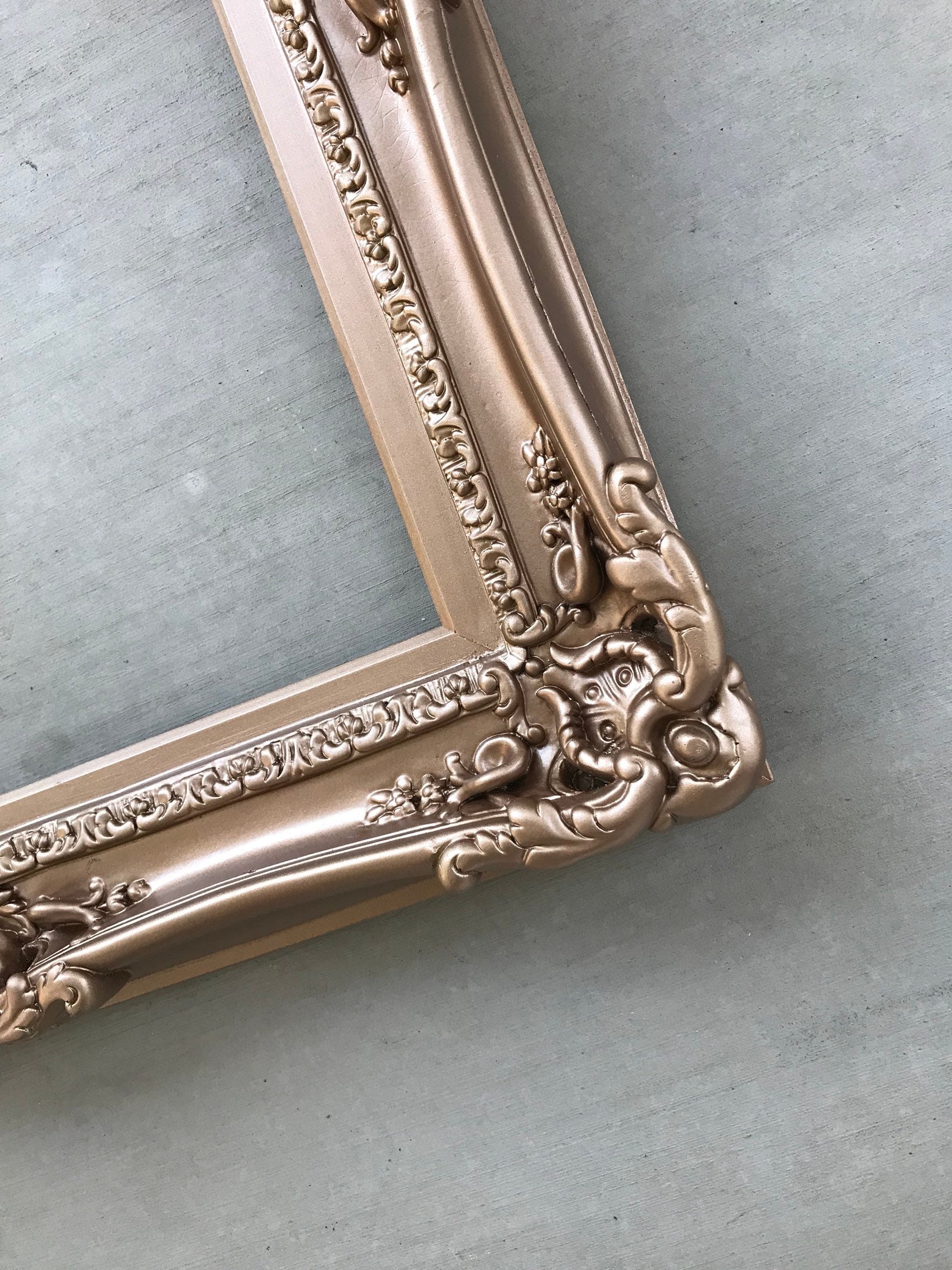 16x20 Rose Gold Chic Frames Baroque Frame for Canvas Frame | Etsy 16x20 Rose Gold Chic Frames Baroque Frame for Canvas Frame | Etsy