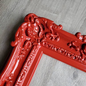 Handmade Dark Red Ornate Picture Frame: Baroque French Chic, 12x16 - Etsy