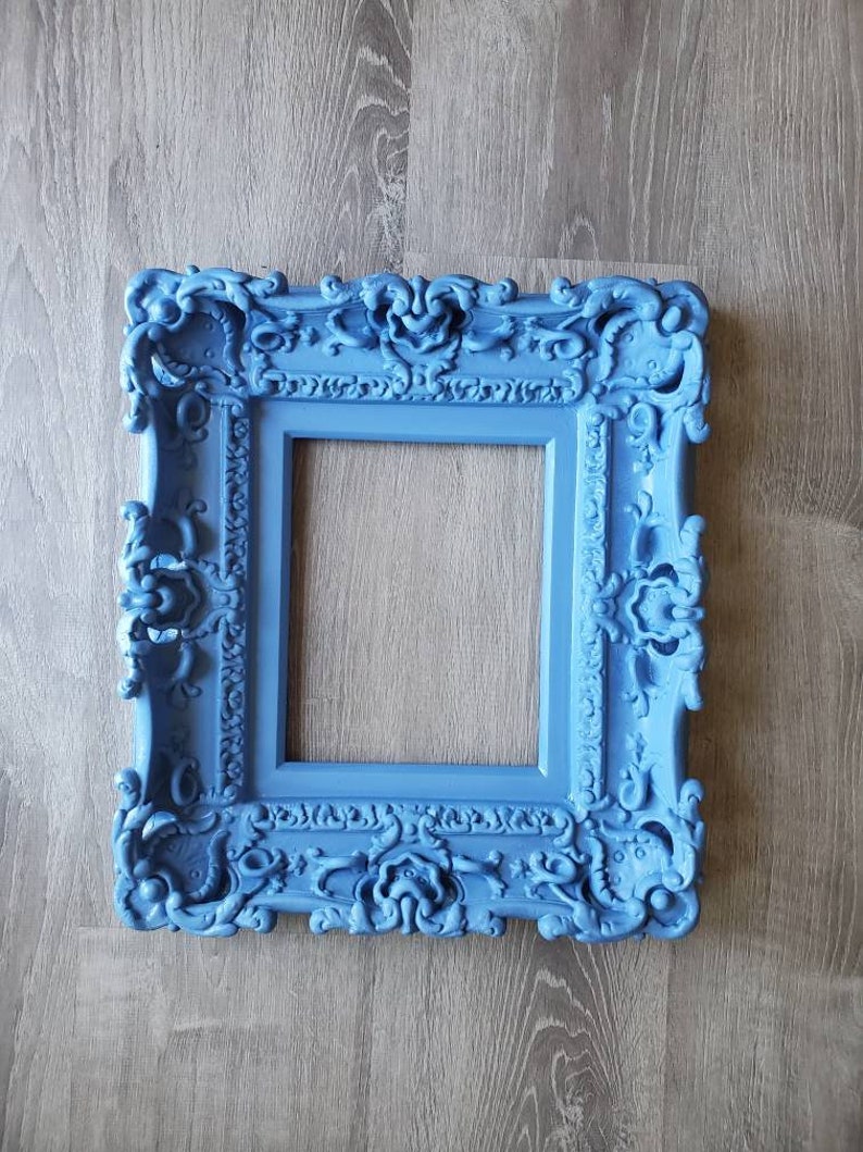8x10 Shabby Kids Blue Picture Frame Baroque Frame Art Wall - Etsy