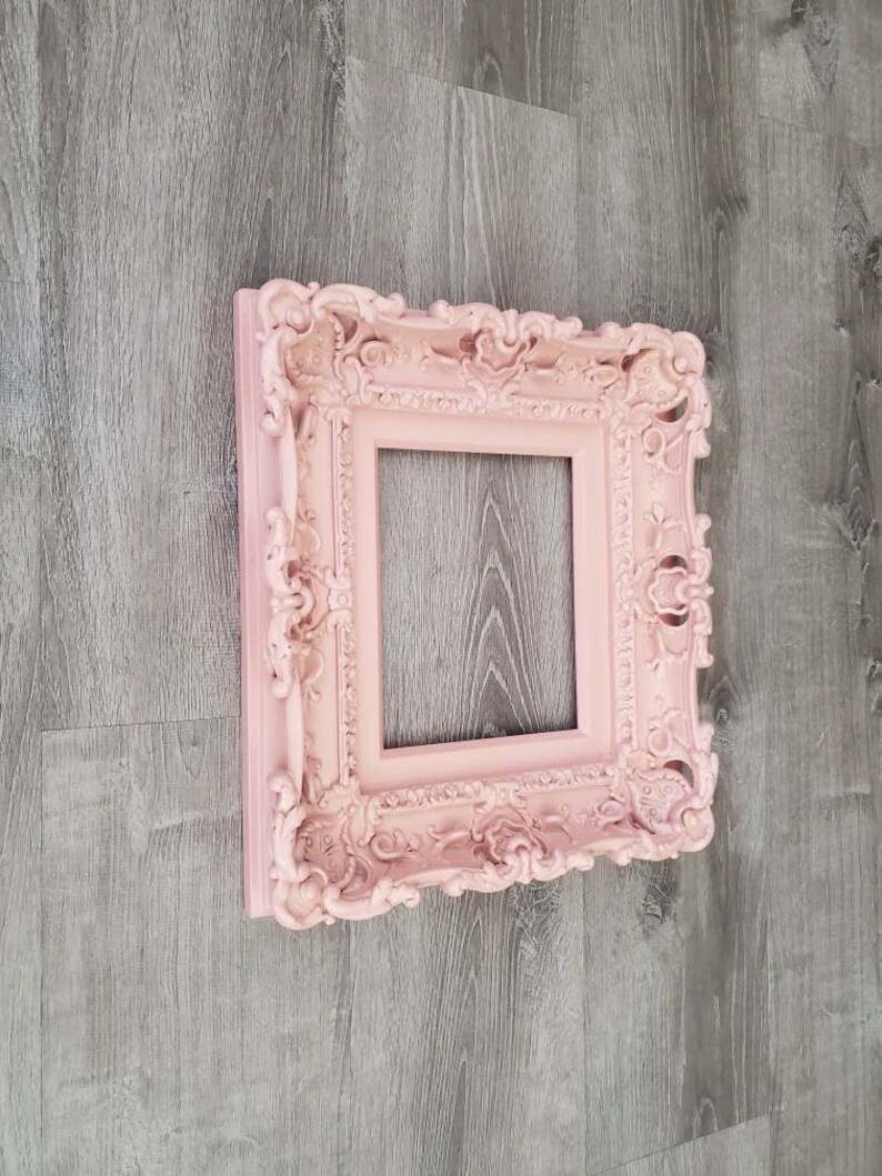 8x10 Pink Picture Frame Baroque Kids Frame Art Wall Frame | Etsy