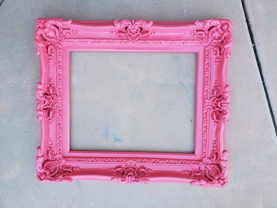 Pink Wood Frame