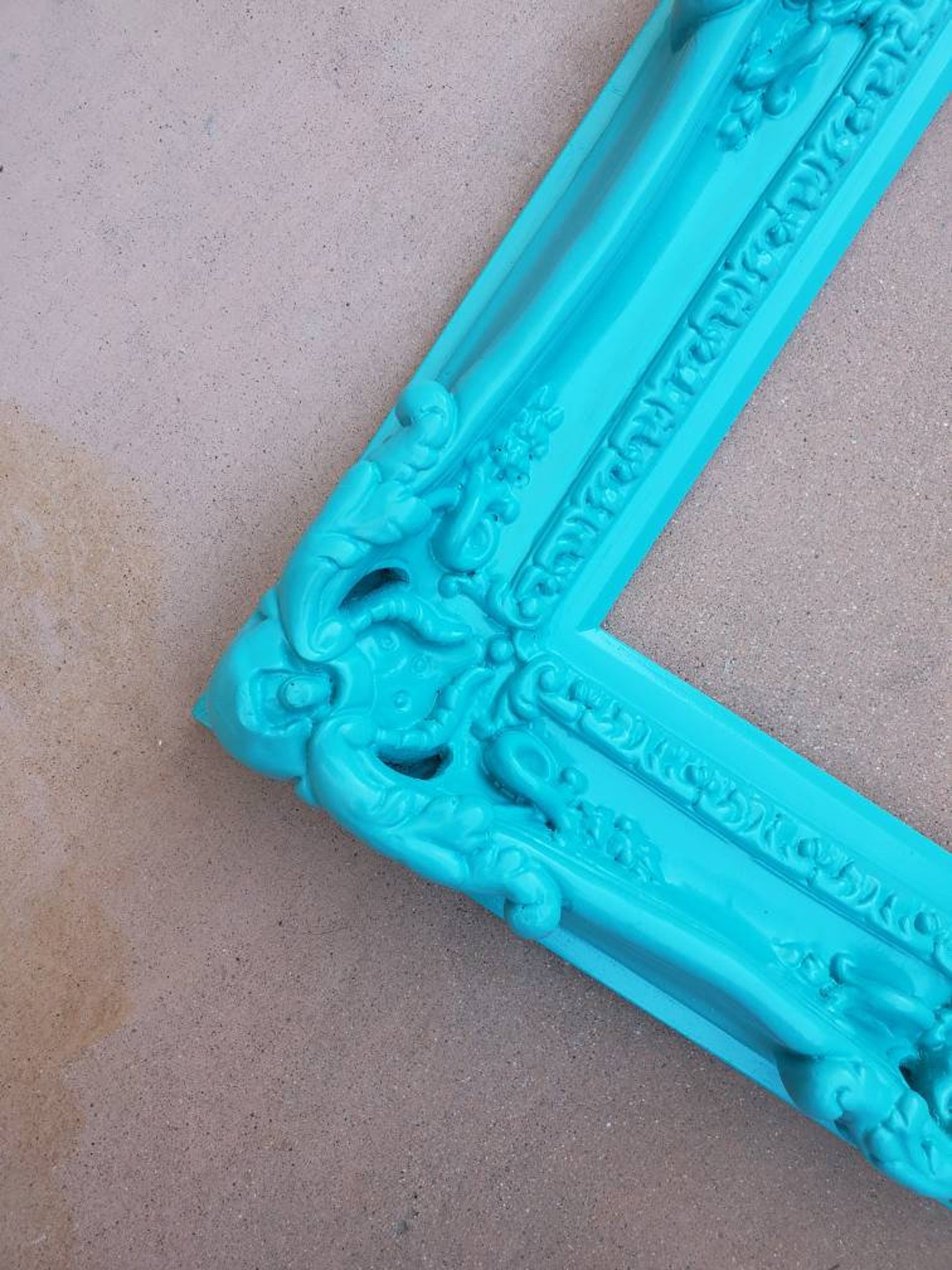 20x24 Turquoise Frame Baroque Frame for Art Paint or Canvas - Etsy
