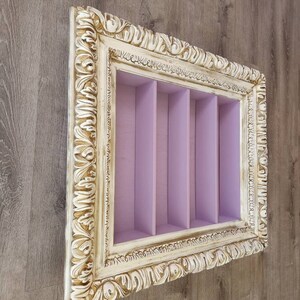 20x24 Vintage Gold Wall Shelves Display, Essential Oil Rack Shelf, Nail ...