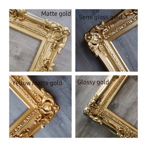 12x16 Ornate Gold Picture Frame: Handmade Baroque Victorian Decor - Etsy