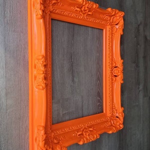 20x24 Orange Picture Frame, Colorful Baroque Decorative Photo Frame ...