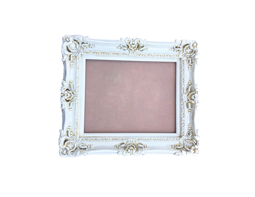 12x16 Wedding White Picture Frame, Cottage Chic Wall Ornate Photo Frame ...