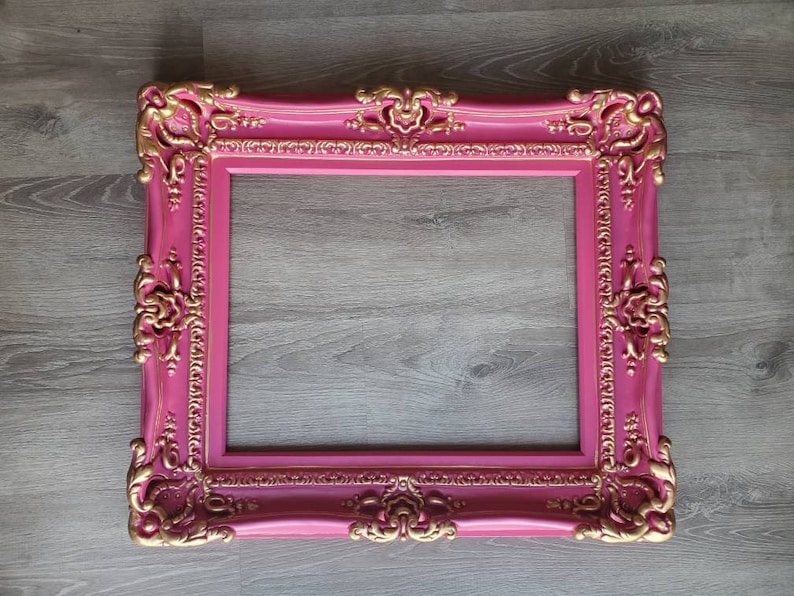 20x24 Hot Pink Picture Frame Wall Photography Baroque Frame - Etsy