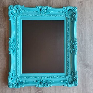 16x20 Ornate Baroque Turquoise Photo Frame, Artwork Canvas, Art ...