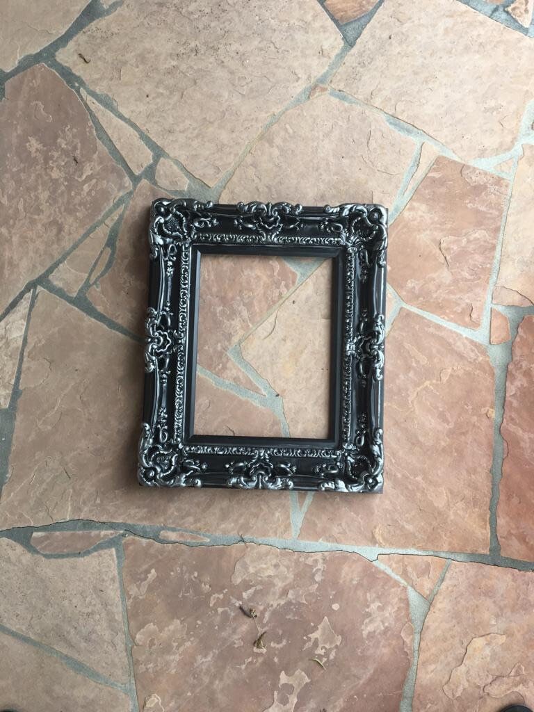 Black Baroque Picture Frame, Ornate Wall Photograph (12x16) - Etsy