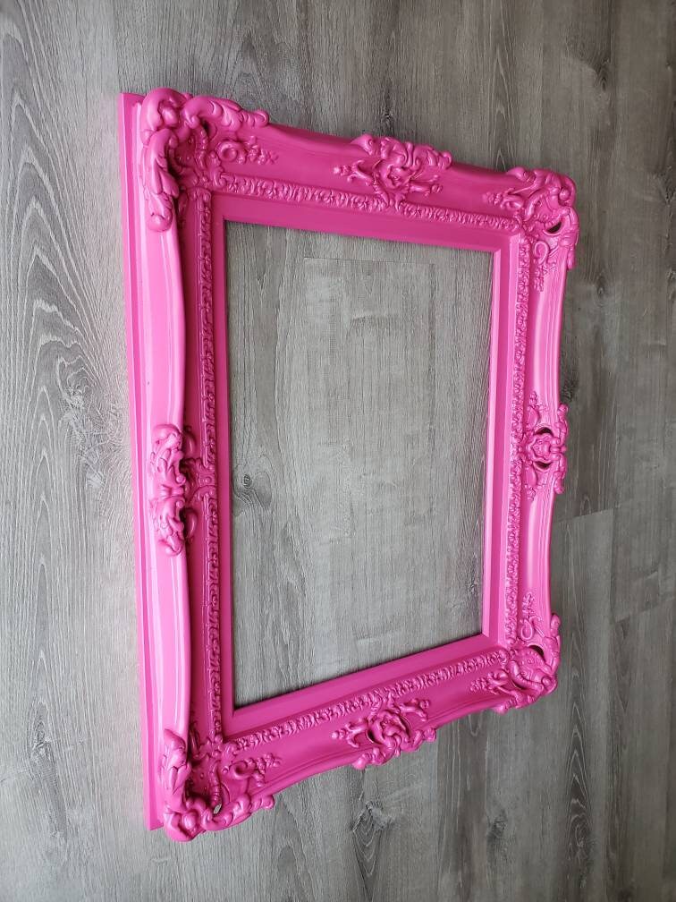16x20 Diva Pink Ornate Picture Frame Wall Baroque Frame for | Etsy