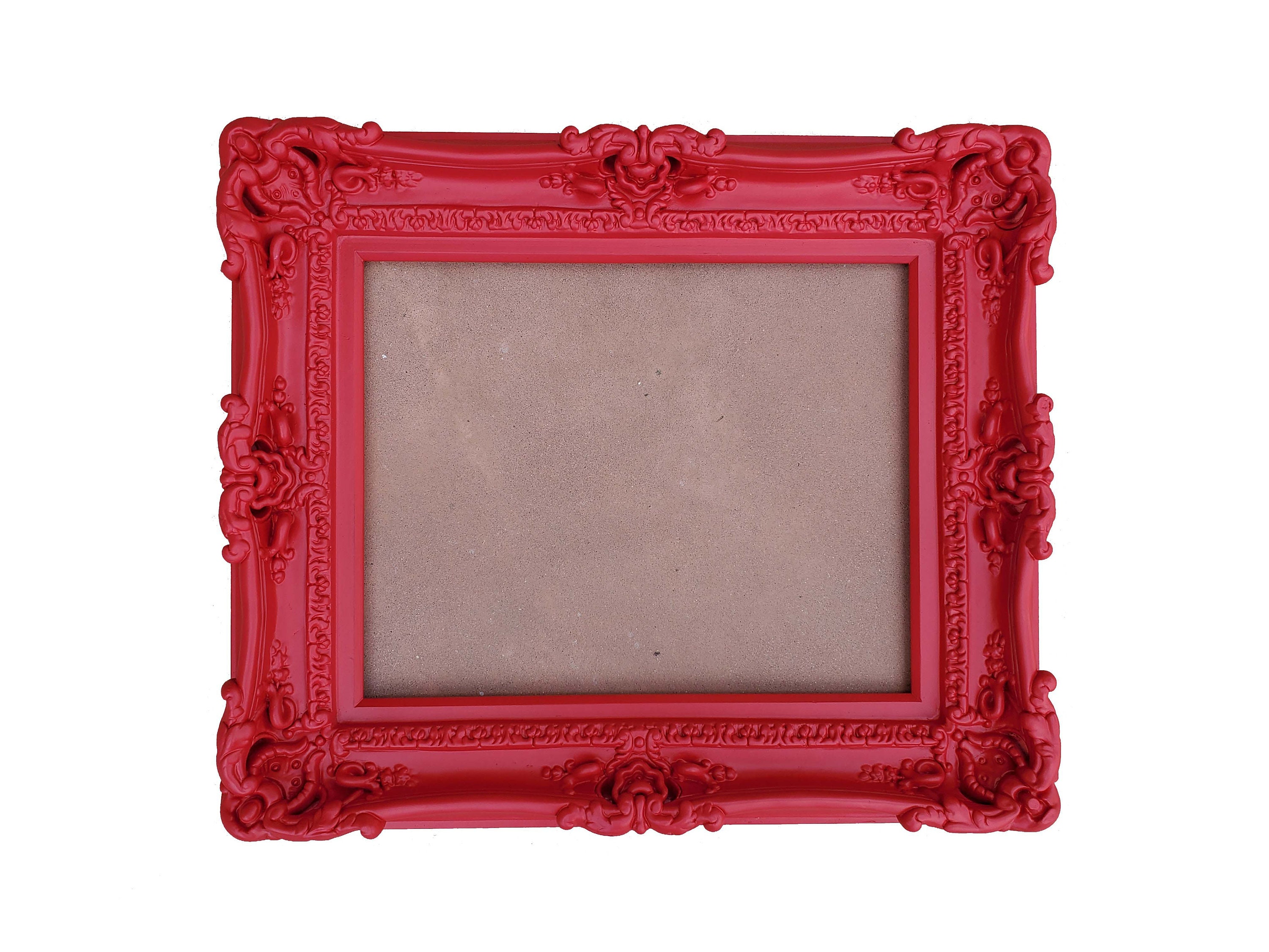 Red Ornate Frame