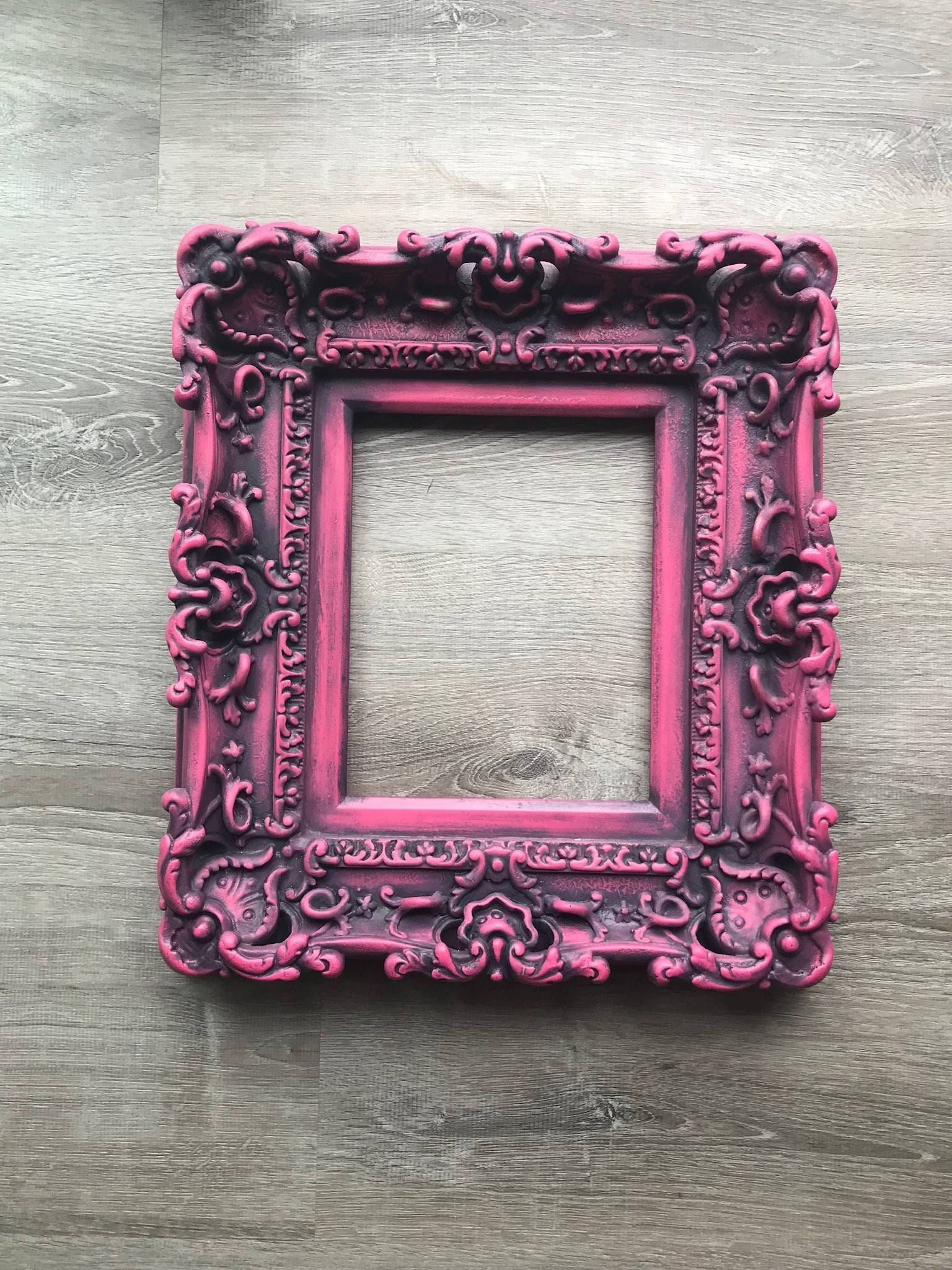 8x10 Shabby Chic Berry Pink Frame Baroque Frame Wedding | Etsy