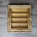 20x24 Ornate Wall Gold Frame Display With Shelves, Kitchen Spice Rack ...