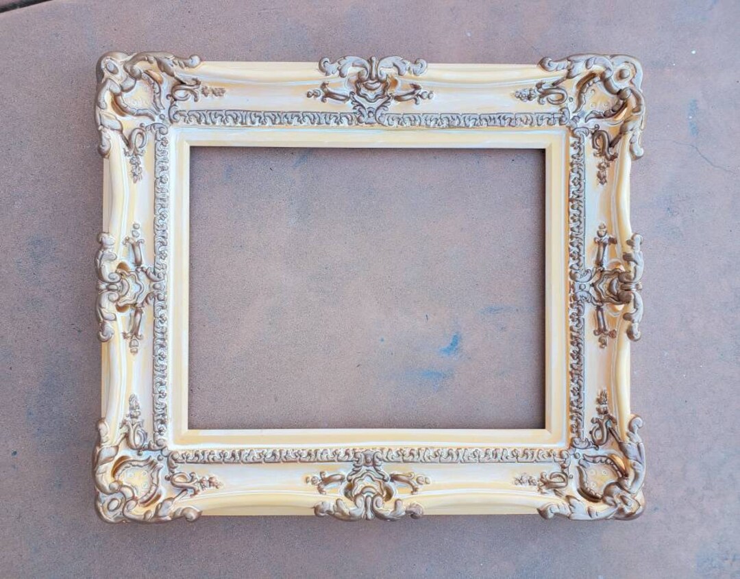 12x16 Shabby Chic Picture Frame, Photo Frame, Decorative Baroque Wall ...