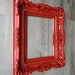 Handmade Dark Red Ornate Picture Frame: Baroque French Chic, 12x16 - Etsy