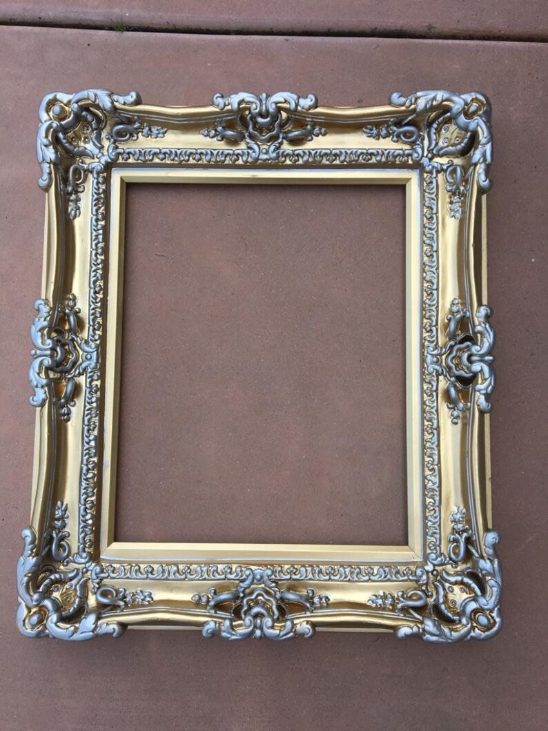 16x20 Gold Chic Frames Baroque Frame for Canvas Frame for - Etsy 16x20 Gold Chic Frames Baroque Frame for Canvas Frame for - Etsy