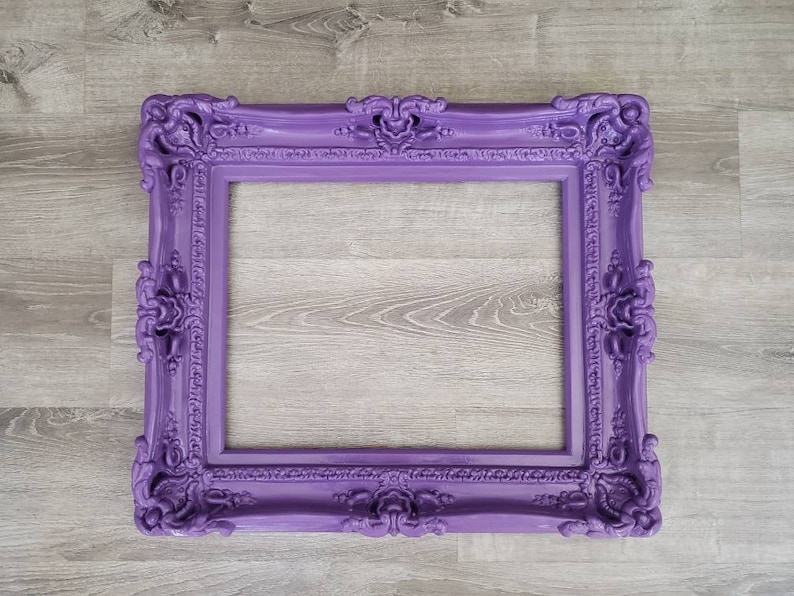 16x20 Hot Purple Picture Frame, Baroque Ornate Frames for Canvas, Art ...