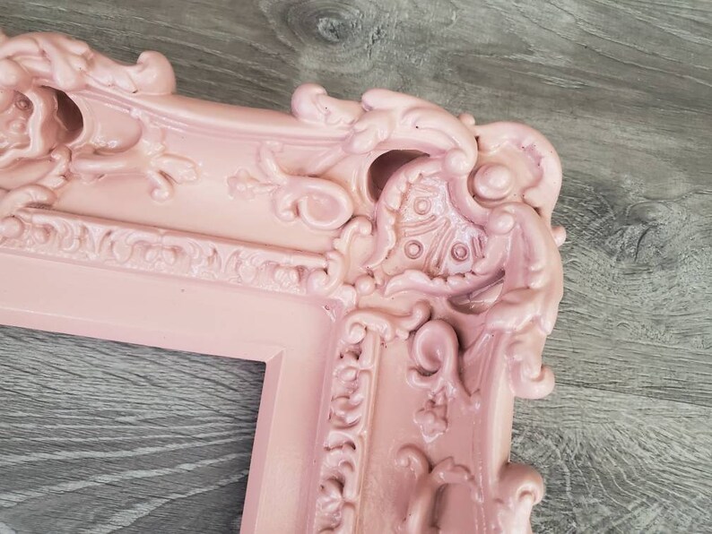 8x10 Pink Picture Frame Baroque Kids Frame Art Wall Frame | Etsy