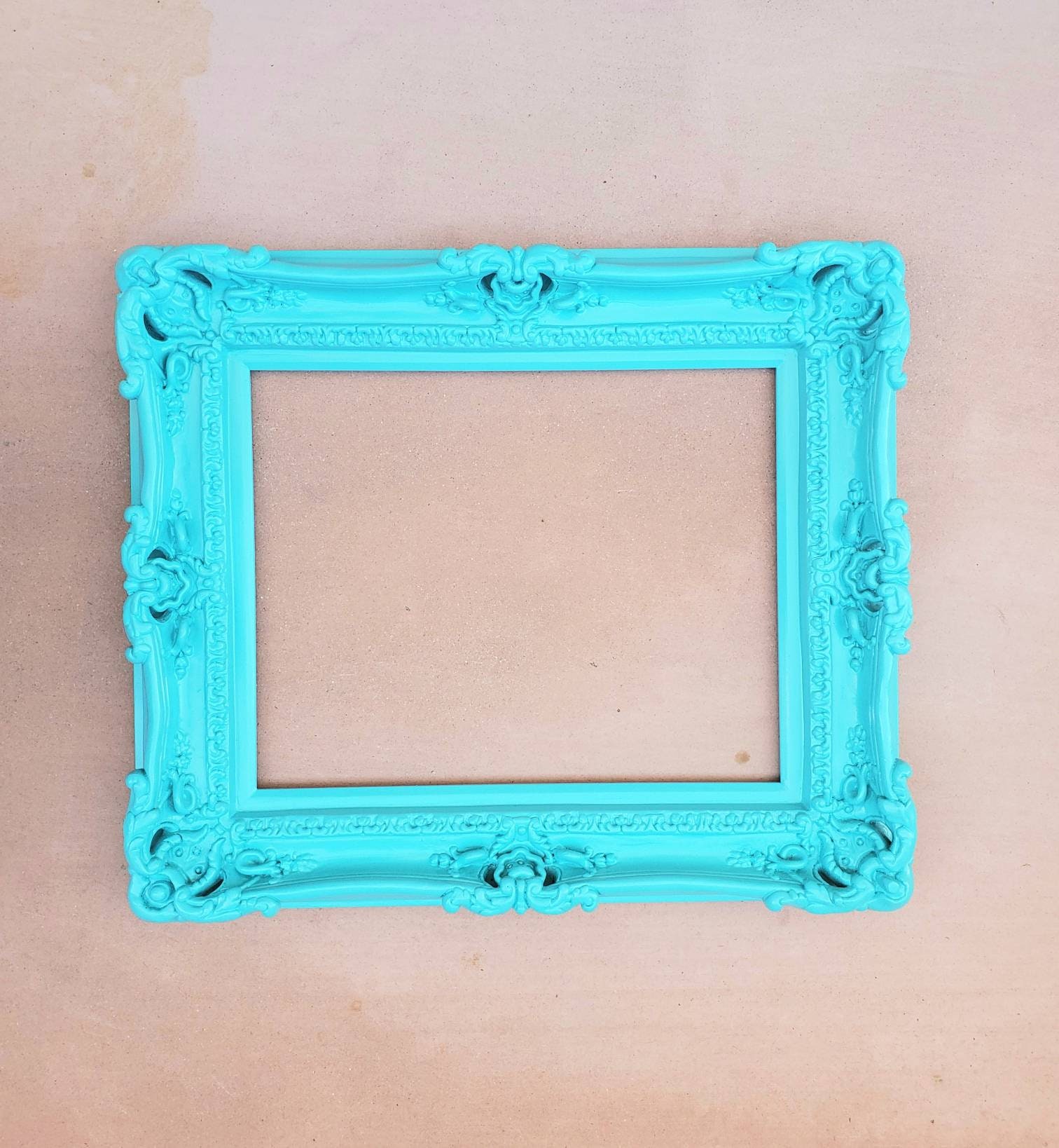20x24 Turquoise Frame Baroque Frame for Art Paint or Canvas - Etsy