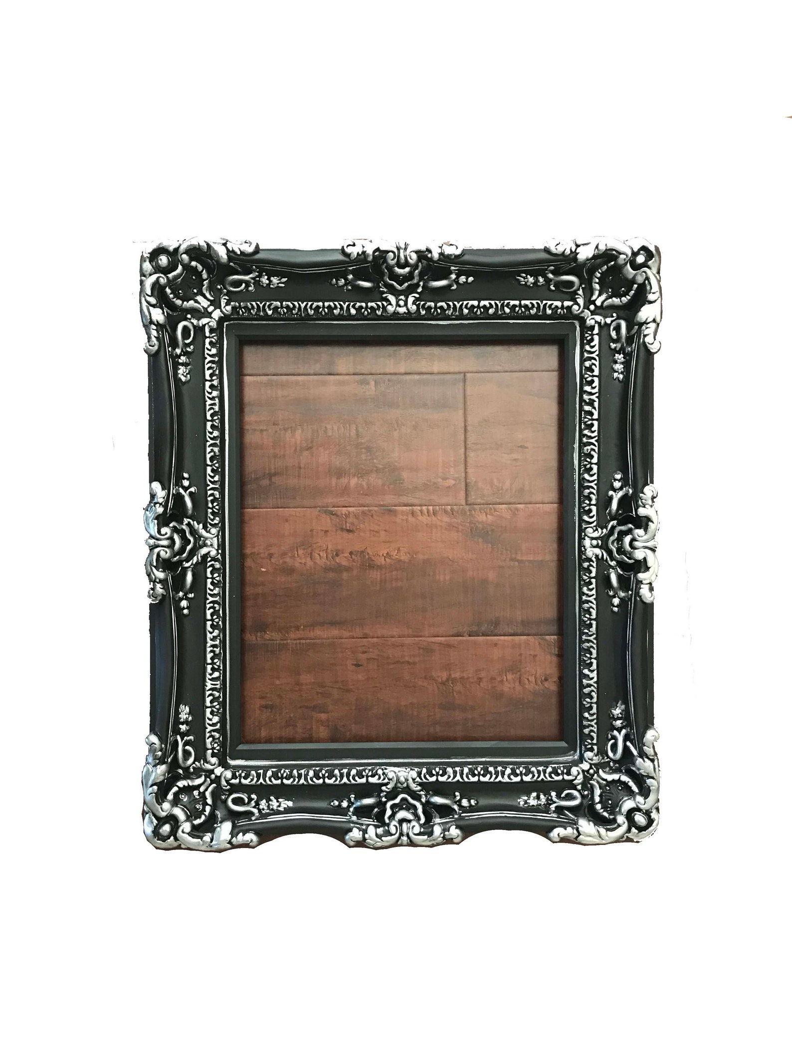 Black Baroque Picture Frame, Ornate Wall Photograph (12x16) - Etsy