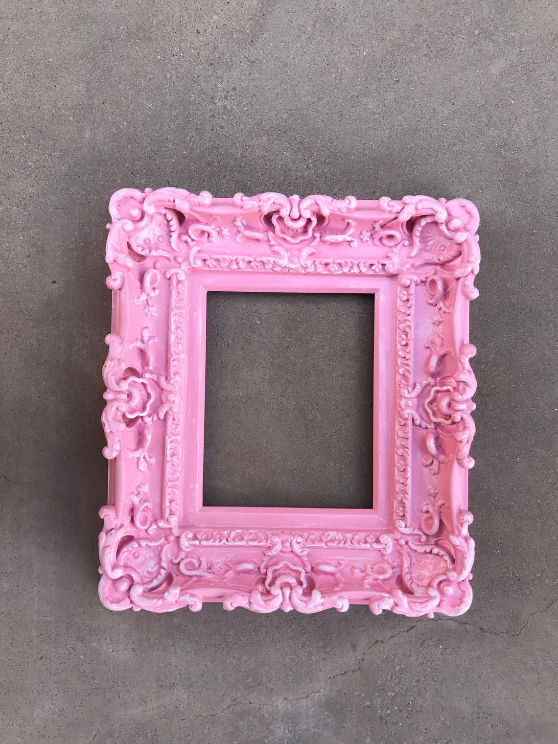 8x10 Shabby Chic Pink Picture Frame Cottage Chic Frames Art - Etsy
