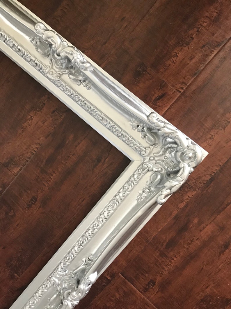 16x20 Silver Wedding Frame: Baroque Ornate Shabby Chic Decor - Etsy
