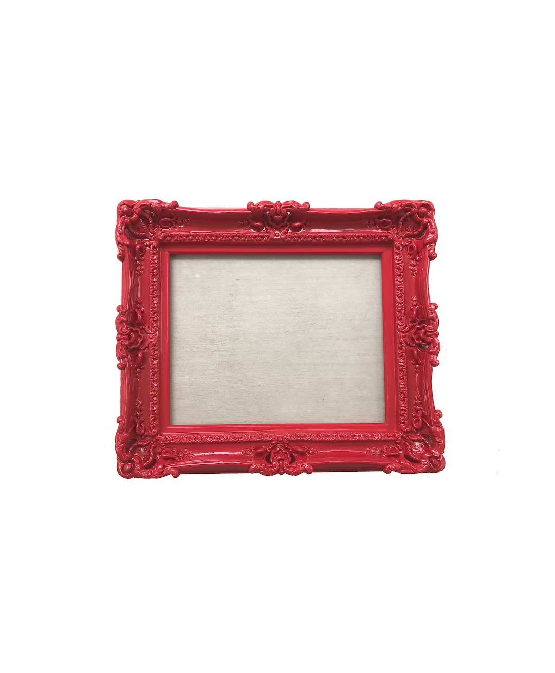 Handmade Red Baroque Picture Frame: Ornate Colonial Style (12x16) - Etsy