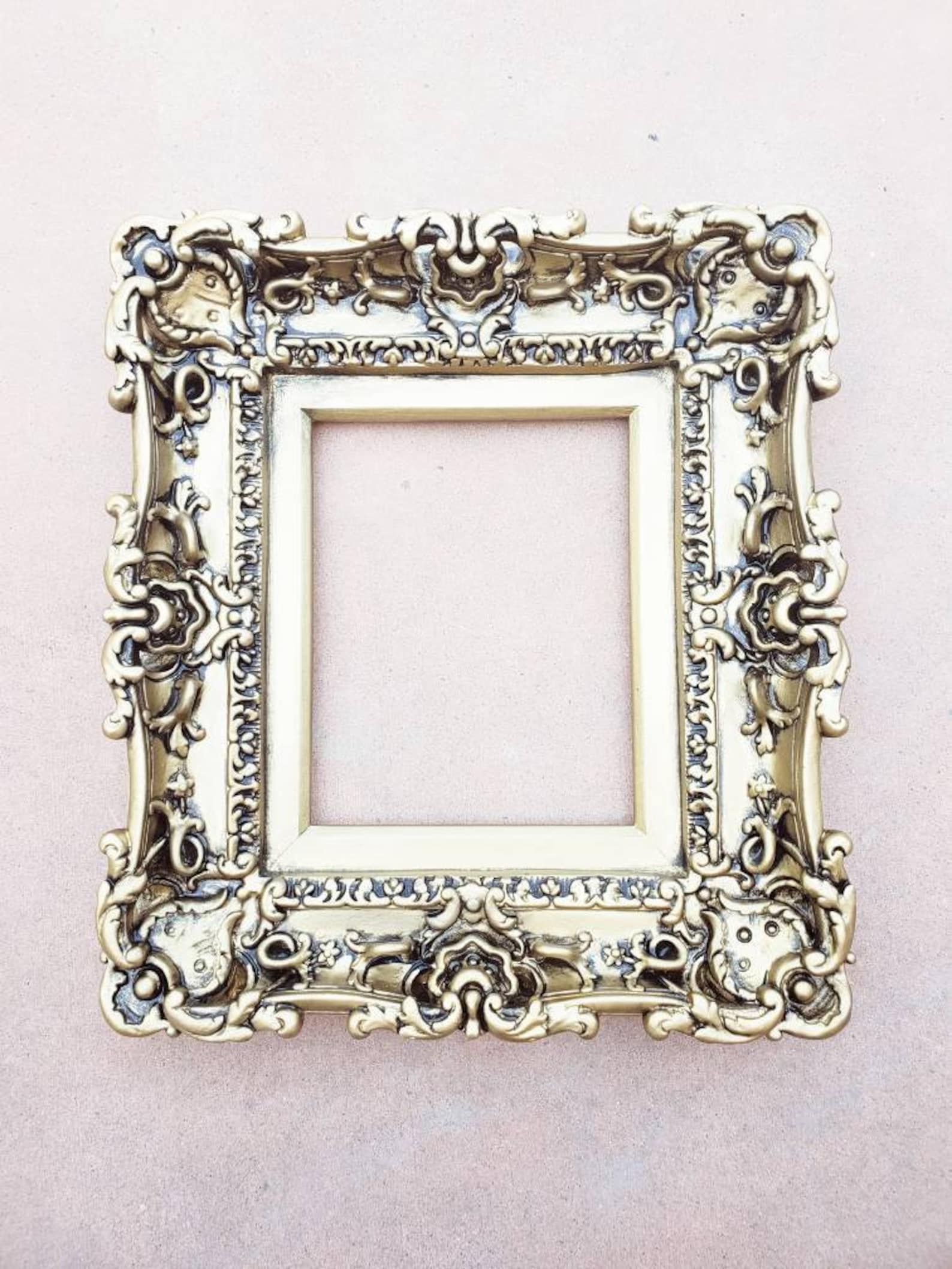 8x10 Antique Gold Picture Frame Baroque Style Art Frames - Etsy