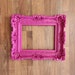 12x16 Ornate Hot Pink Picture Frame, Decorative Baroque Wall Photo ...
