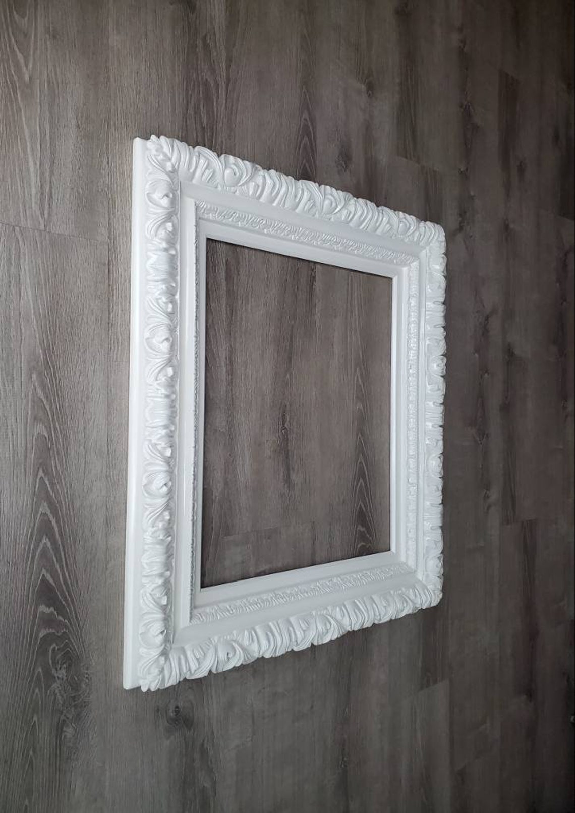 Large Picture Frame White Frames Shabby Chic Frame Ornate - Etsy