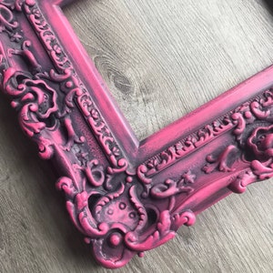 8x10 Shabby Chic Berry Pink Frame, Baroque Ornate Frames, Picture Frame ...