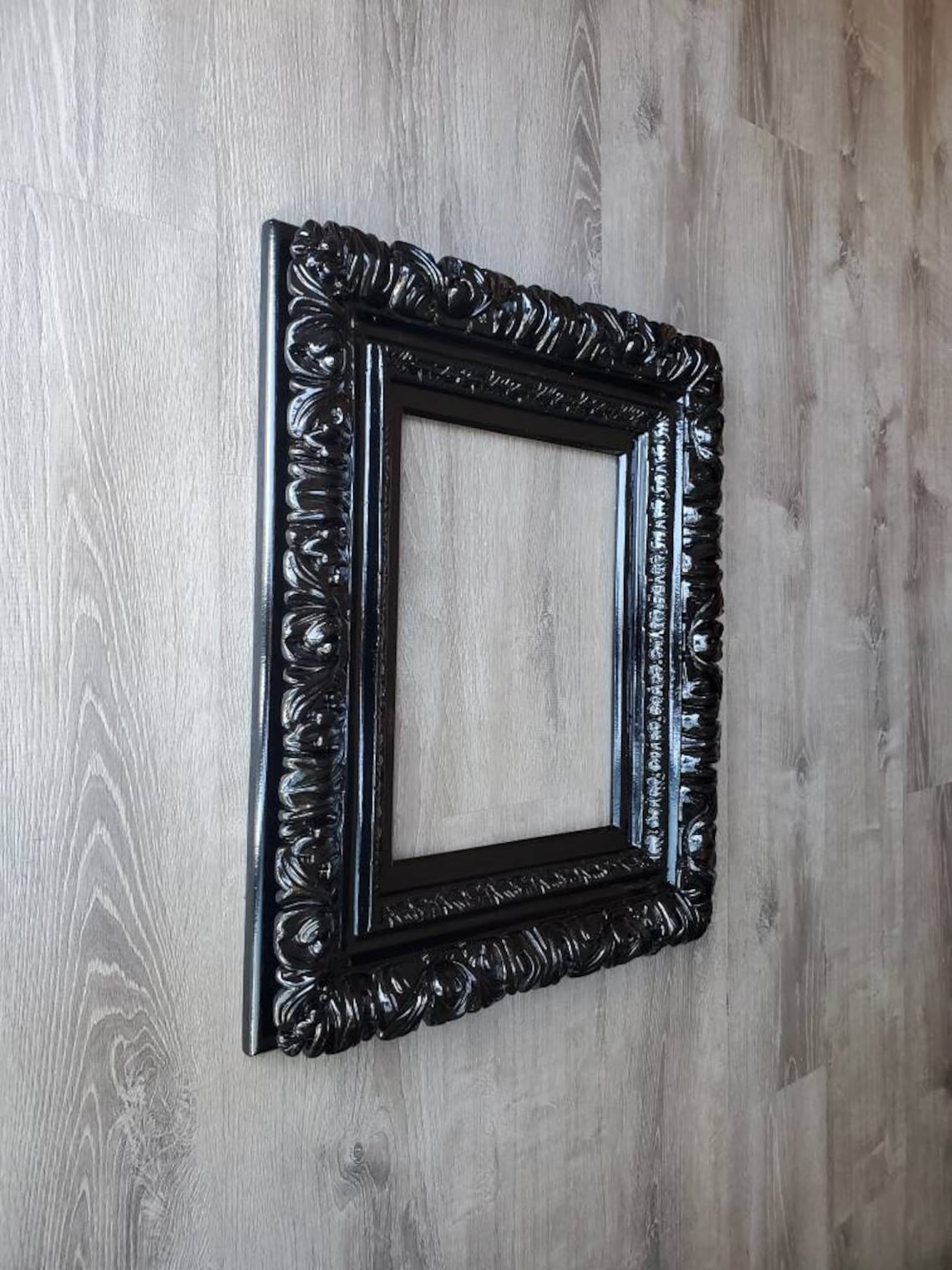 Black Frames Ornate Wall Baroque Frame for Canvas Print - Etsy