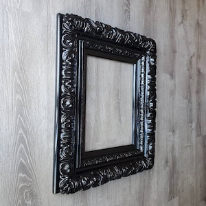 Black Frames, Ornate Wall Baroque Frame for Canvas, Print, Photography ...