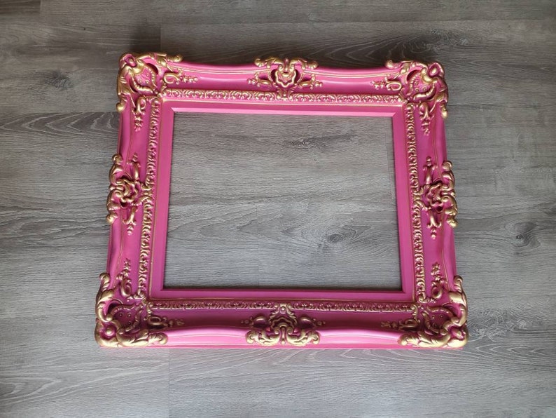 20x24 Hot Pink Picture Frame Wall Photography Baroque Frame - Etsy