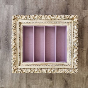 20x24 Vintage Gold Wall Shelves Display, Essential Oil Rack Shelf, Nail ...