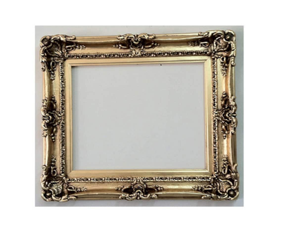 12x16 Vintage Gold Picture Frame Decorative Baroque Mirror | Etsy