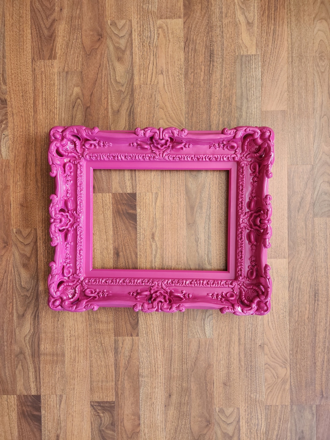 12x16 Ornate Hot Pink Picture Frame, Decorative Baroque Wall Photo ...