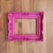12x16 Ornate Hot Pink Picture Frame, Decorative Baroque Wall Photo ...