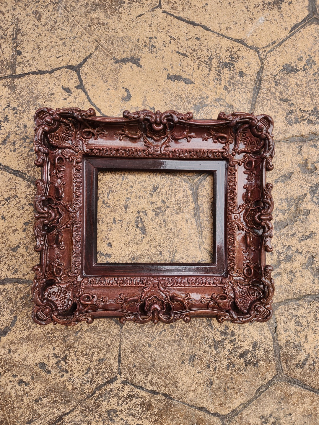 8x10 Original Baroque Fancy Picture Frame, Ornate Wall Photo Frame ...