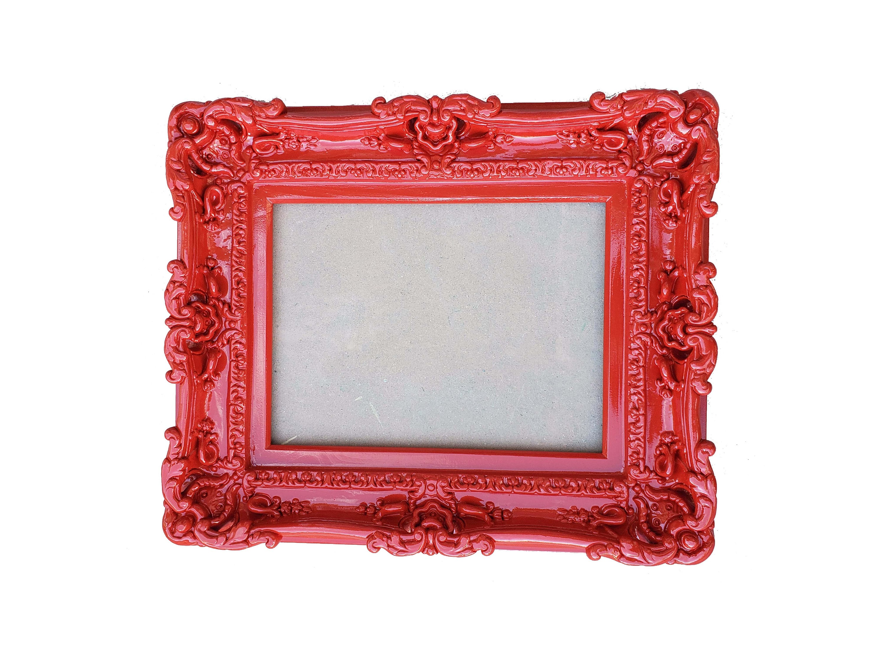 Red Ornate Frame