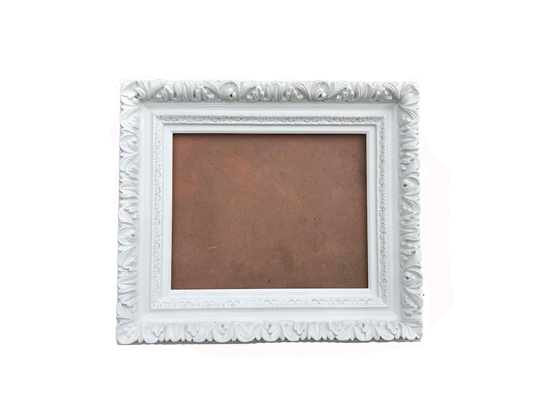 Large Picture Frame, White Frames, Shabby Chic Frame, Ornate Wall ...