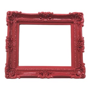 Handmade Dark Red Ornate Picture Frame: Baroque French Chic, 12x16 - Etsy