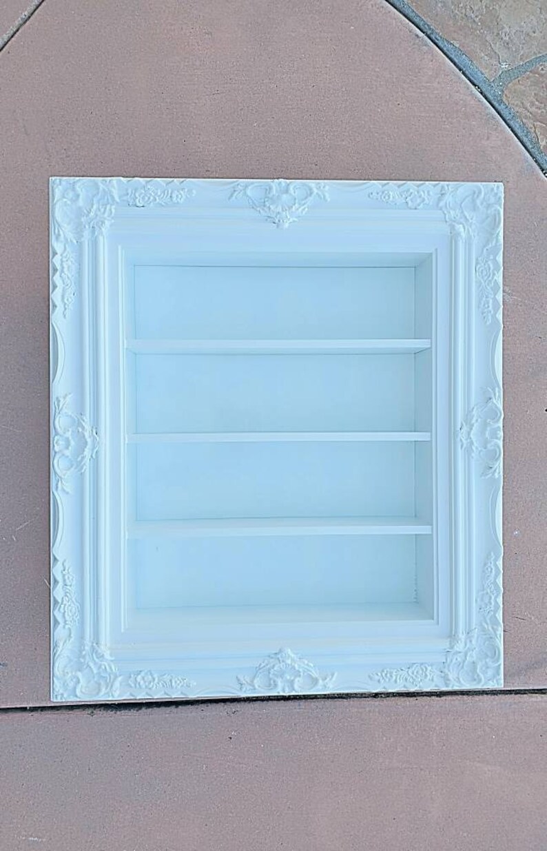 20x24 Ornate Wall Frame Display With Shelves Spice Rack - Etsy
