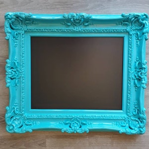 16x20 Ornate Baroque Turquoise Photo Frame, Artwork Canvas, Art ...